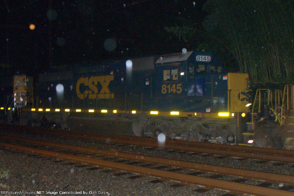 CSX SD60-2 8145 as the second unit on Q409-21, behind an ES40DC